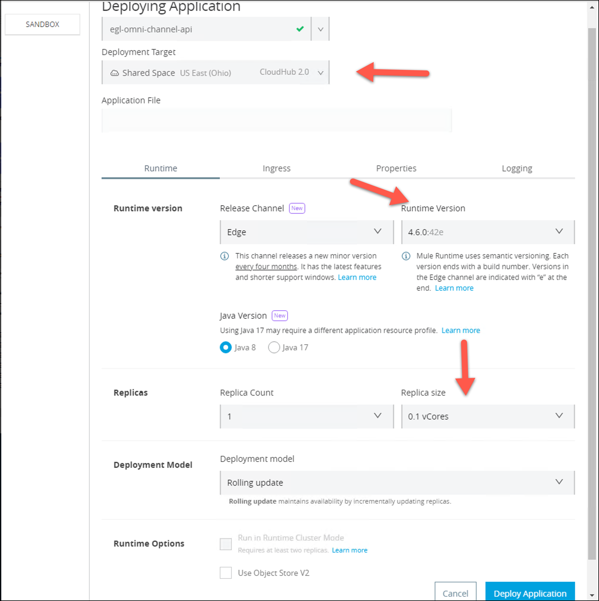 Lab 1: CloudHub Deployments | ALC Workshop